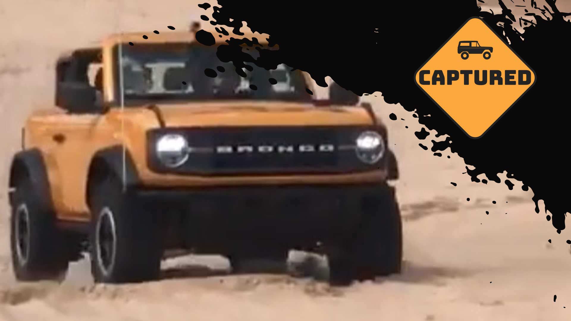 Video of the Bronco Conquering Sand Dunes Appears - Bronco Trail